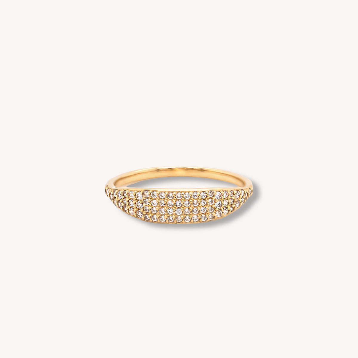 The Pavé Dome Signet Ring – LoveLetter
